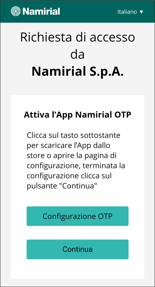 Attivazione Namirial ID (SPID) – Supporto Namirial